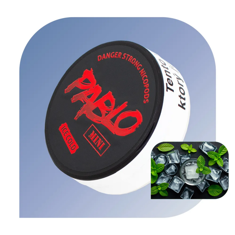 PABLO MINI - Ice Cold Danger Strong - nikotínové vrecúška (20mg/g ...
